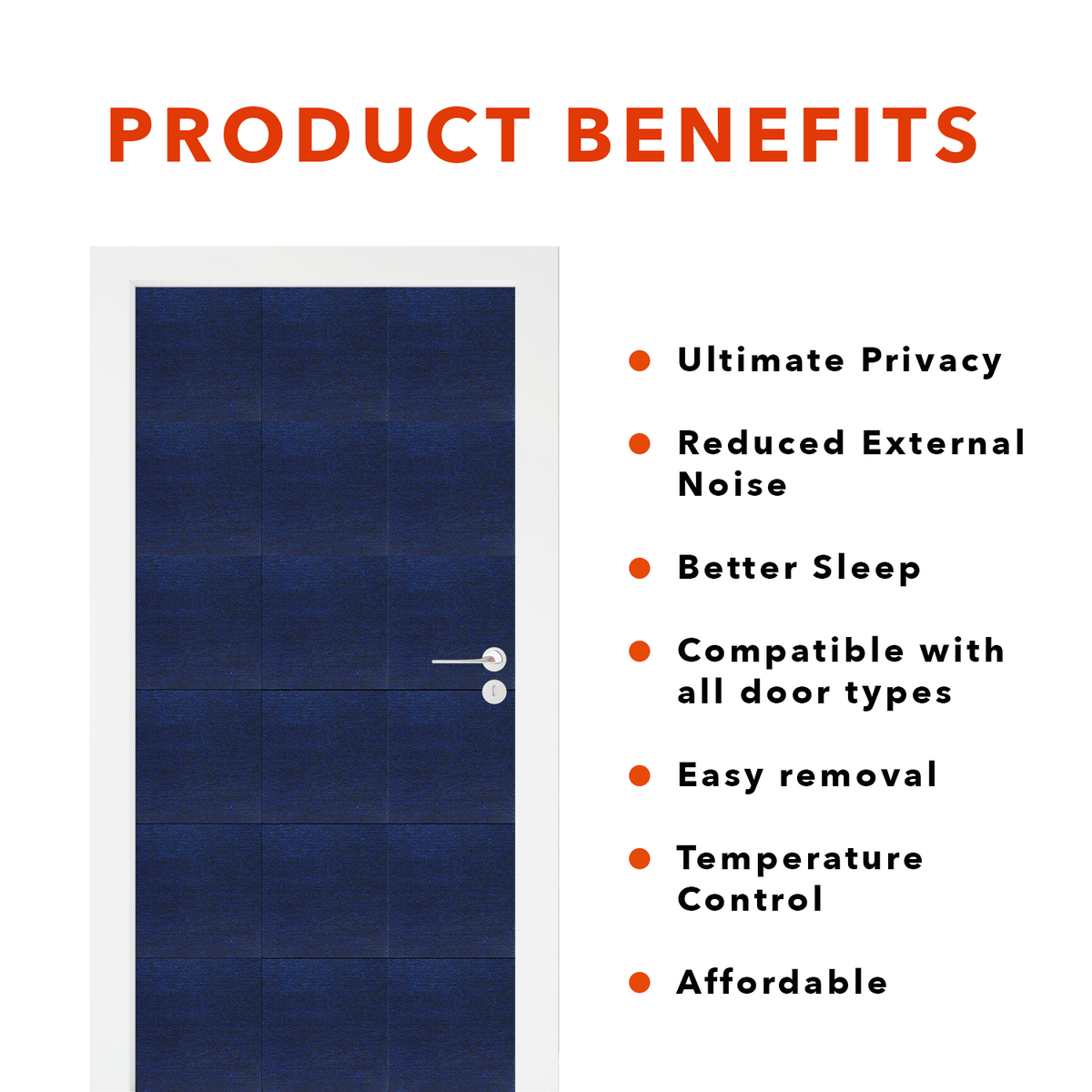 Door Soundproof Tiles | Night Blue – MMT Acoustix