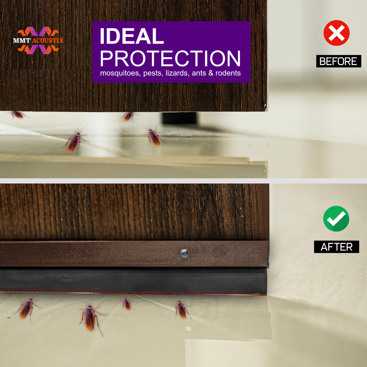 Metal Door Bottom Seal Weatherproof Soundproof Pest Control | Buy Door ...