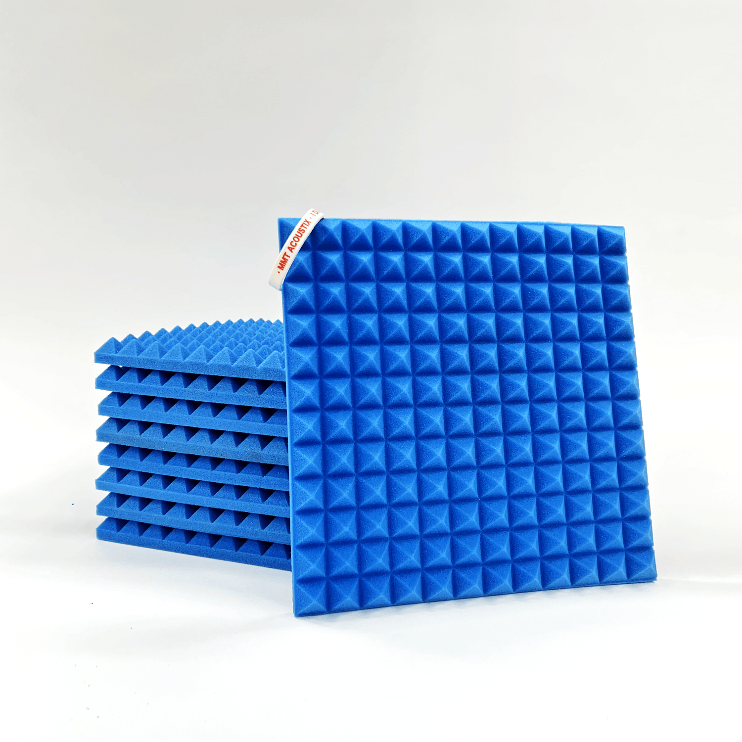 Pyramid Acoustic Foam Panel 1" | 1 X 1 feet | European Blue – MMT Acoustix