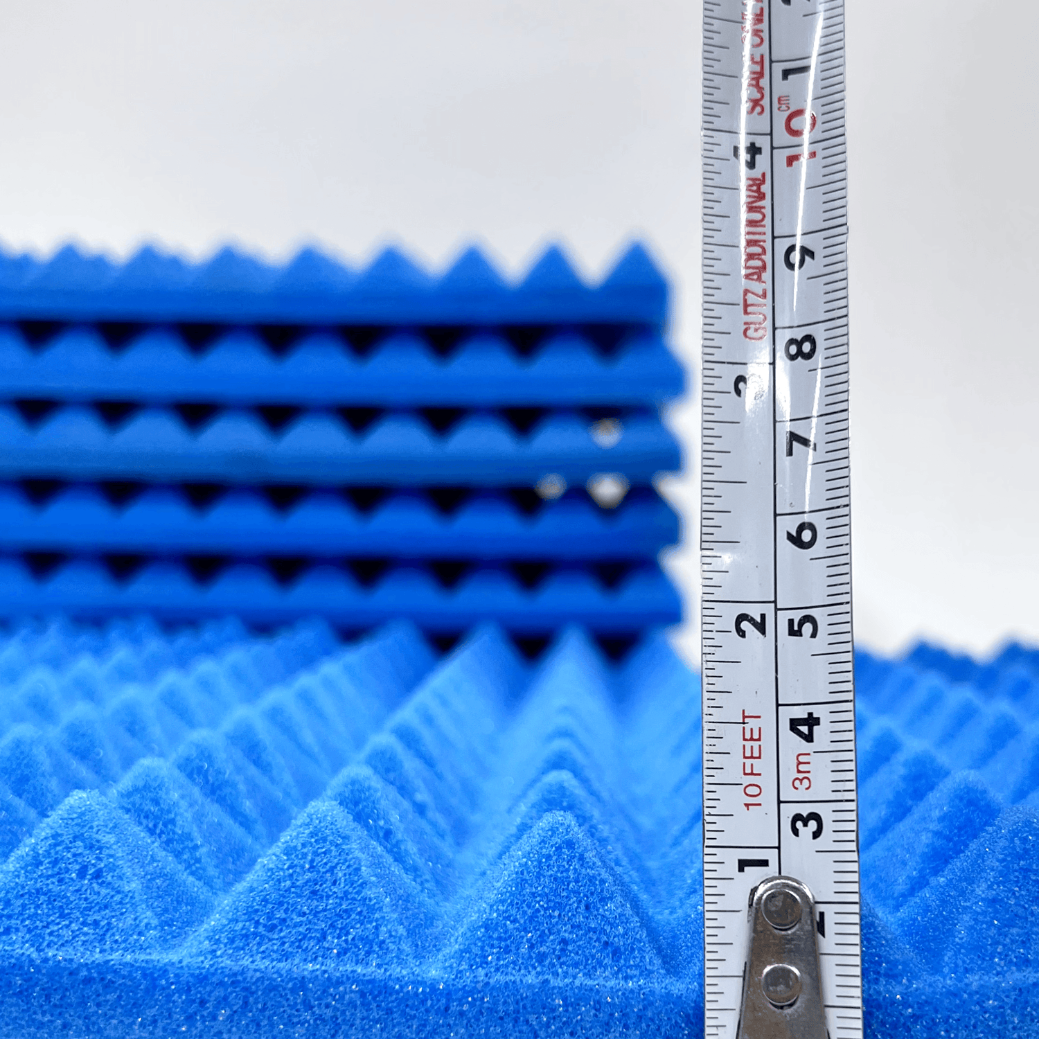 Pyramid Acoustic Foam Panel 1" | 1 X 1 feet | European Blue – MMT Acoustix