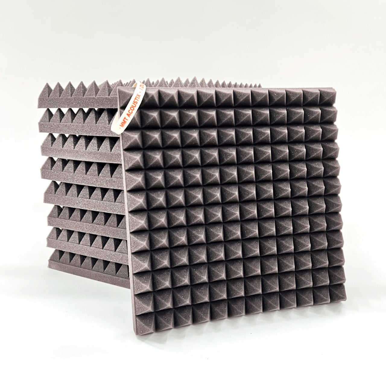 Pyramid Acoustic Foam Panel 2" | 1 x 1 Feet | Wine – MMT Acoustix